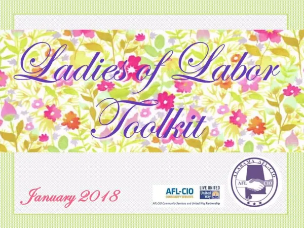 Ladies of Labor Tool Kit | Southwest Alabama Labor Council, AFL-CIO